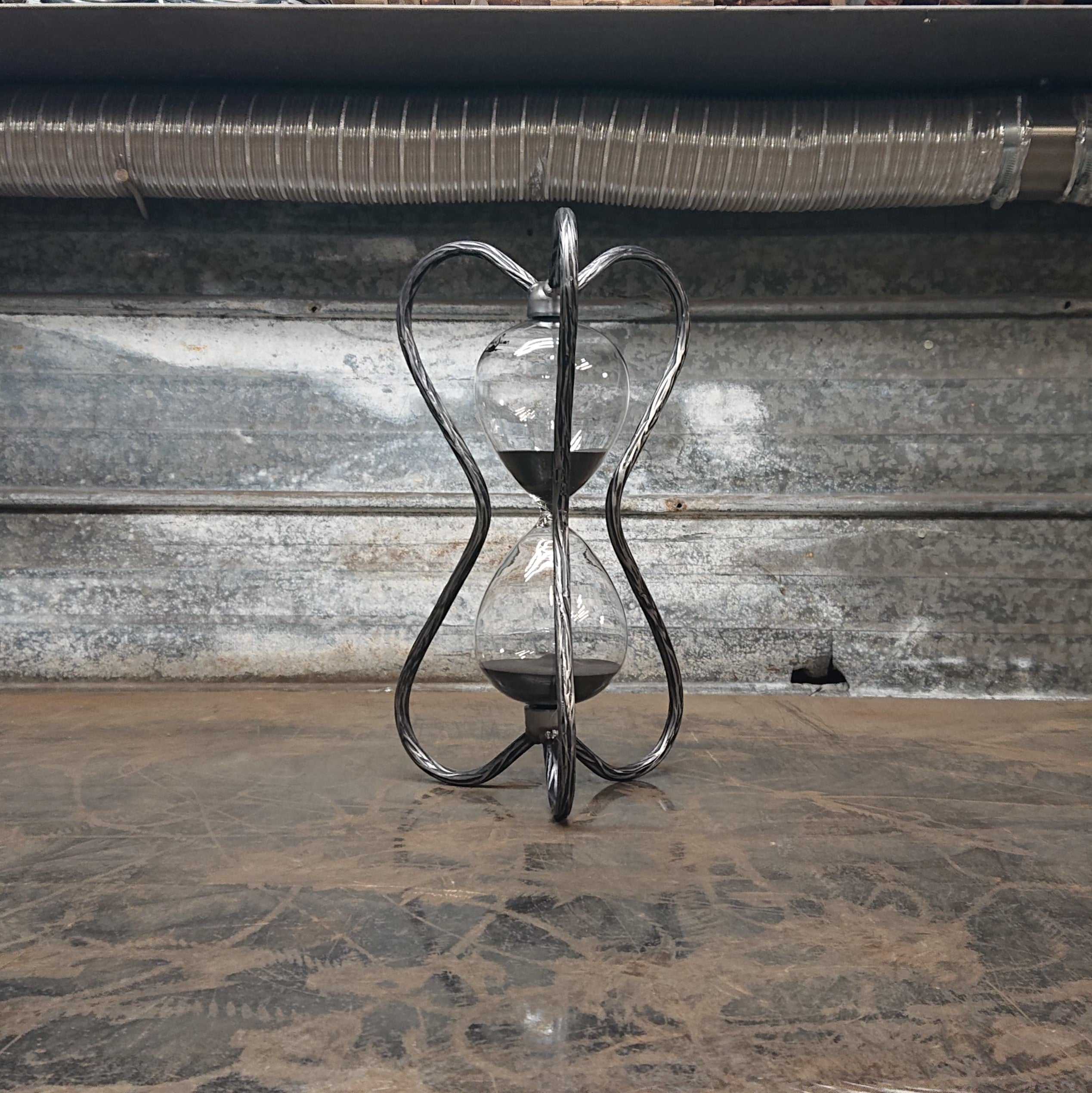 Vintage Style Wrought Iron Hourglass - Home Decor (large 12"/60min ...