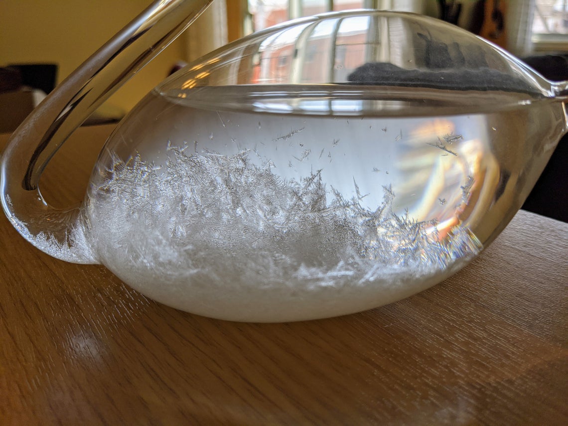 Elegant Fitzroy Storm Glass – Blackswan Hourglass